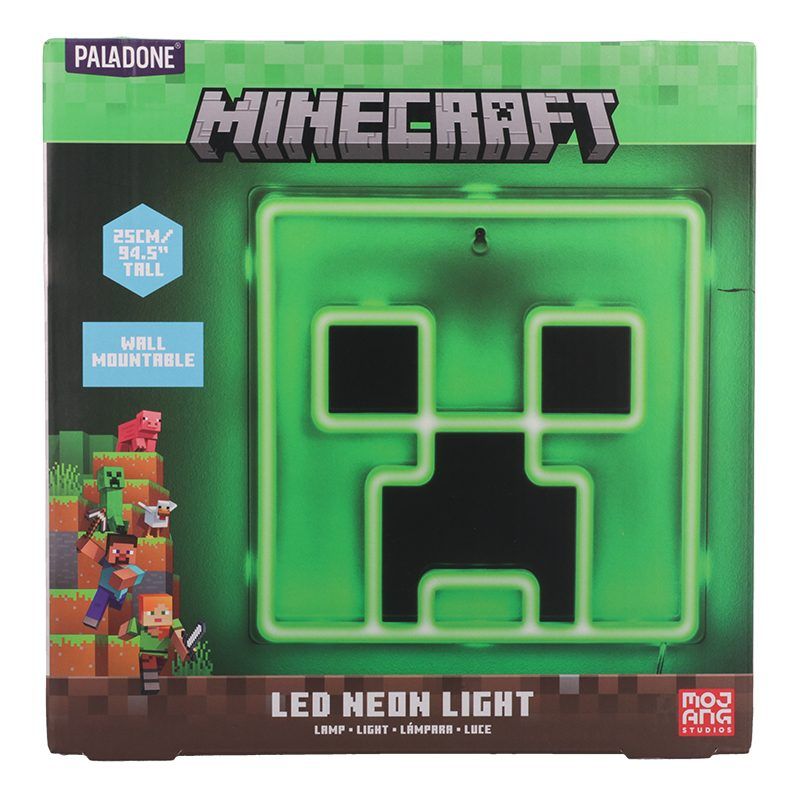 Lampe Creeper Minecraft - Lampe Néon Led – CultureZone